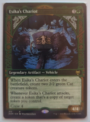 {1x} ~ Esika's Chariot ~ [Showcase] NM MTG Rare 315 Kaldheim KHM EN ...