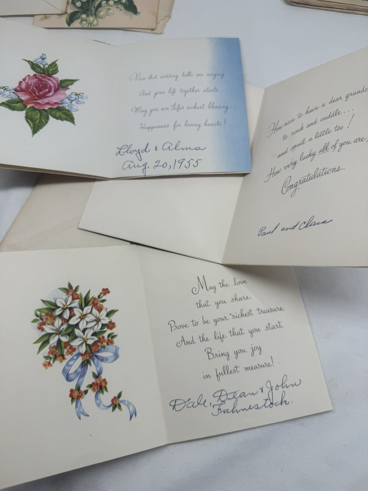 1950-60's Greeting Cards Unique; Used, Lot of 15 | eBay
