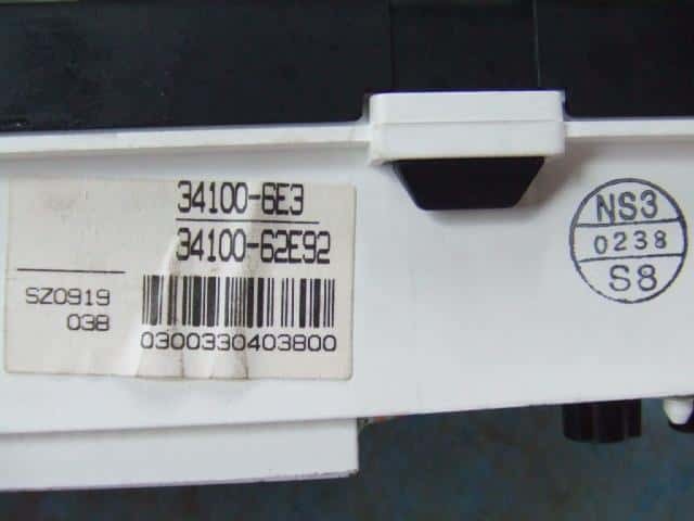 SUZUKI Cultus 1998 E-AA44S Speedometer 3410062E92 [Used] [PA01834576 ...