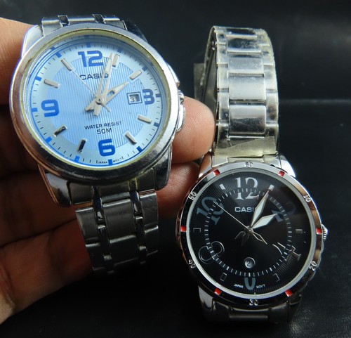 LTP-1311 & 1314 Casio Black & Blue Dial Quartz Women Watch | eBay