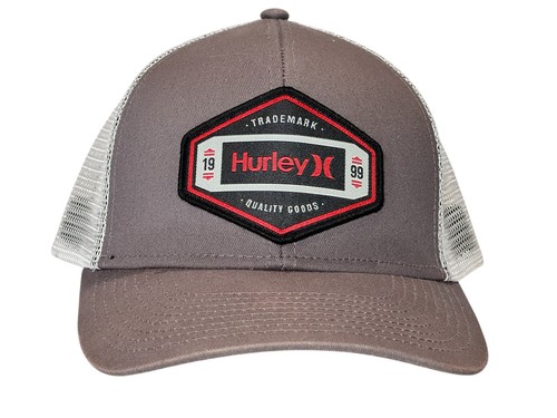 Hurley Baseball Cap Hat Gray SnapBack Excellent | eBay