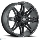 Mayhem Rampage Wheel 8090 Matte Black 17X9 5-127 18mm 87mm | eBay