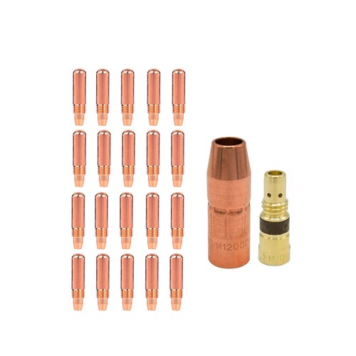 22PK Contact tip + Nozzle + Diffuser For Miller AccuLock MDX-100 Mig ...