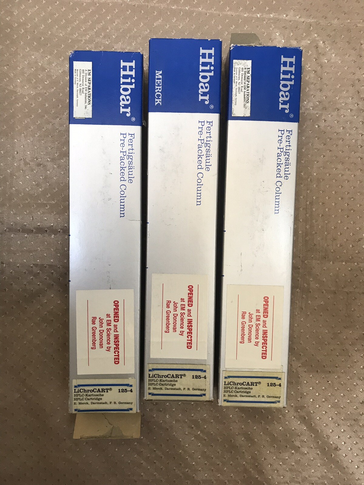 Millipore LiChrospher 100 RP-8 (5 µm) LiChroCART 125-4 Cat 50822 ...