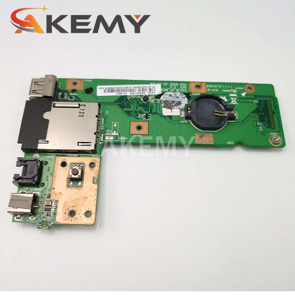 K52jr Usb Dc Jack Board Rev 2.2 For Asus K52 K52j K52jc K52dr X52f K52f ...