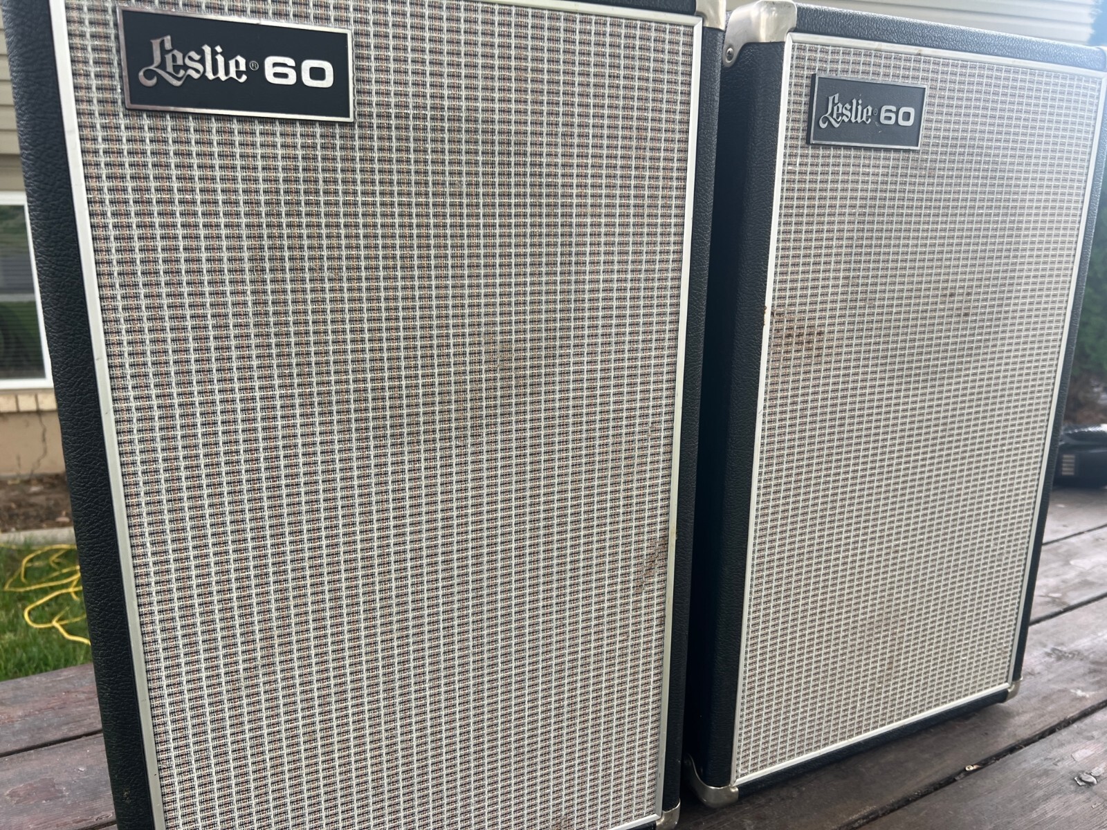 Vintage Leslie model 60S speakers with covers | eBay