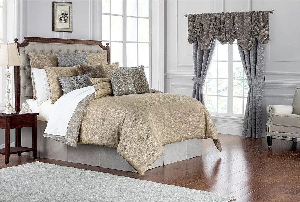 Waterford Carrick 4 Piece Comforter Set Queen | eBay