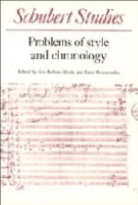 Schubert Studies : Problems of Style and Chronology by Peter Branscombe ...
