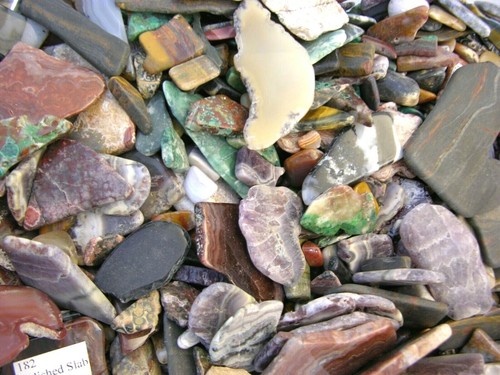 Agate & Mixed variety slices polished 1/2-2 inch 6 plus pieces 1/4 ...