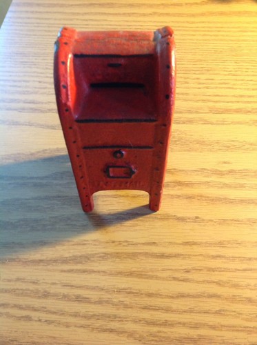 Usps Red Cast Iron Mailbox Bank | eBay