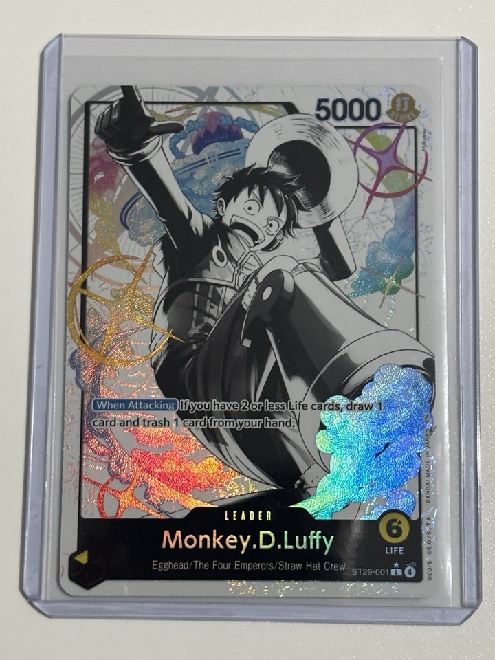 Monkey.D.Luffy Leader ALT ART - ST29-001 - Egghead - One Piece TCG ...