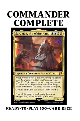 Saruman, the White Hand LotR AMASS ORCS Spells Magic MTG Custom ...