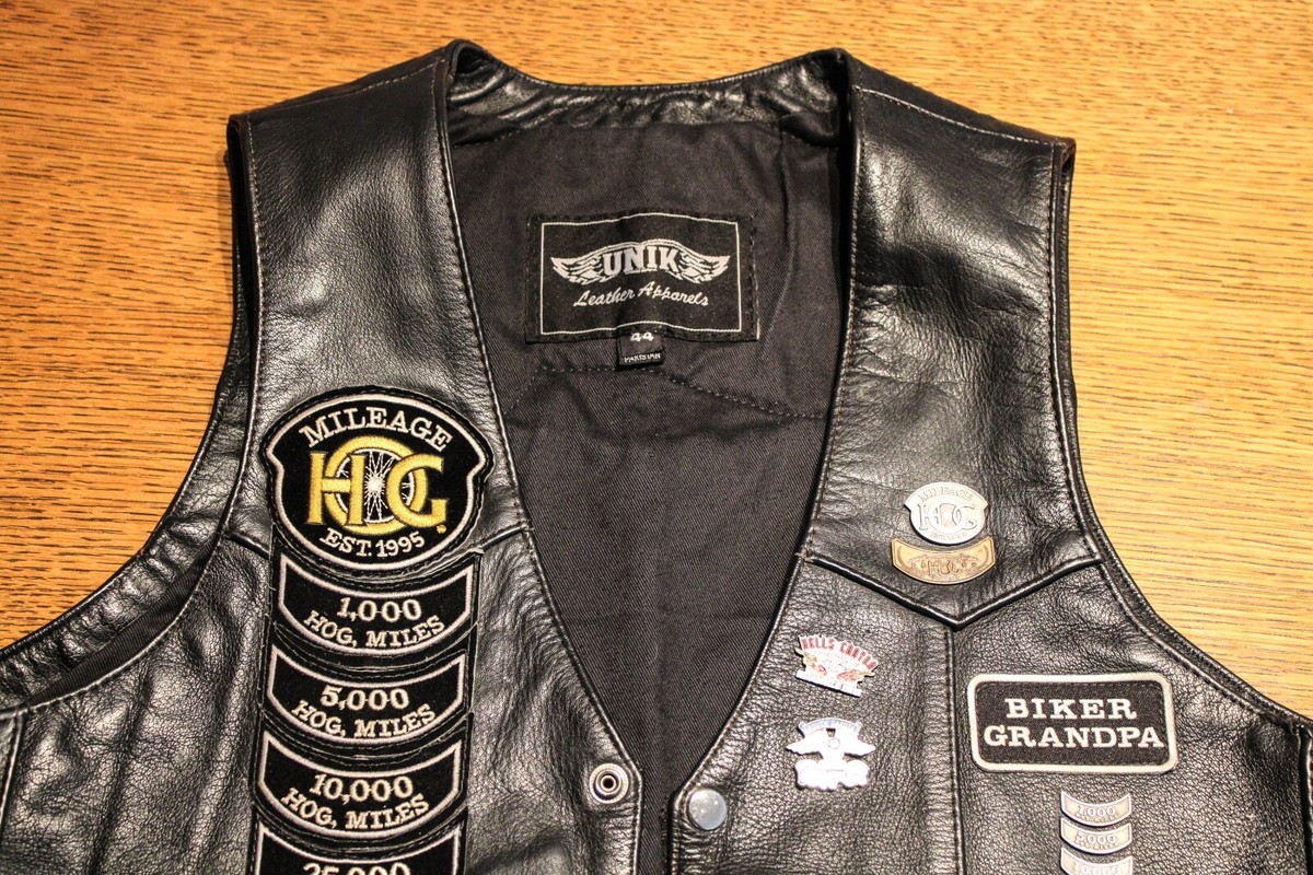 Biker Vest Patch Layout