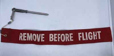 Steering Bypass Pin & Flag Raytheon 49956 Vintage Airplane Parts RARE ...