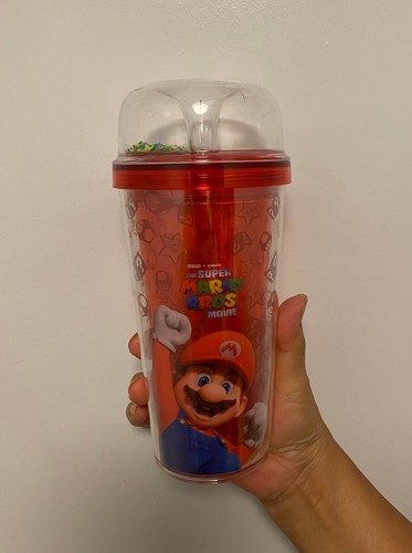 The Super Mario Bros Movie Miniso Collection Red Cup Tumbler Stars Used ...
