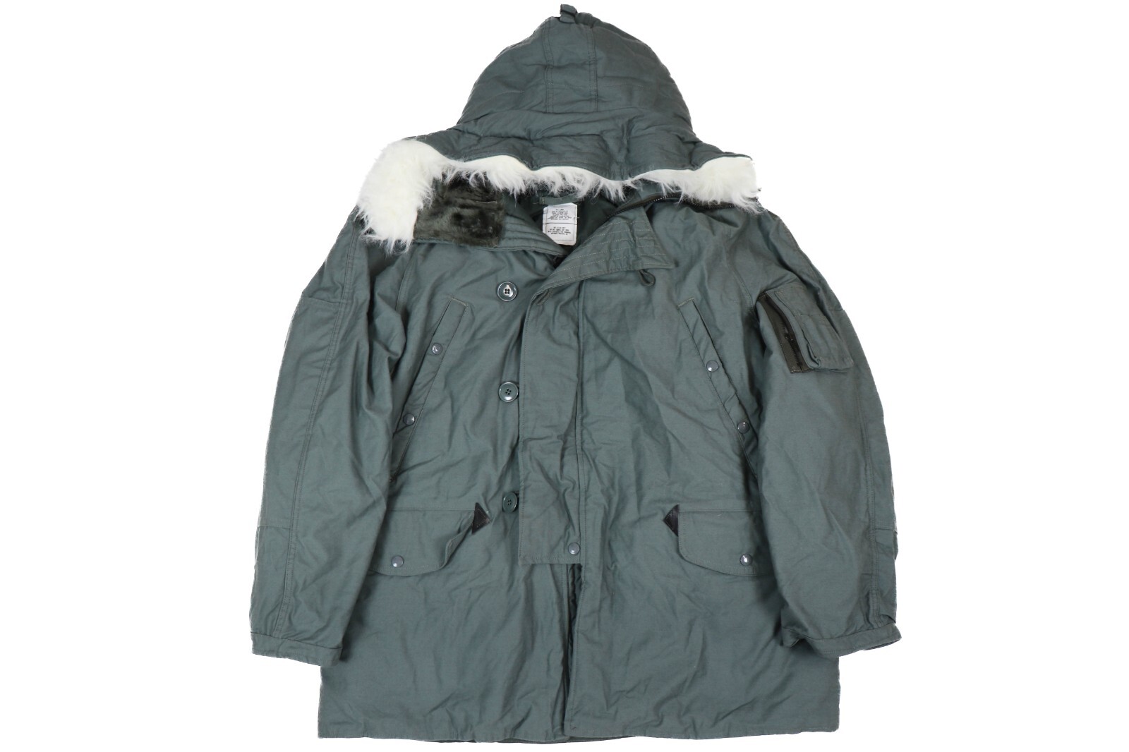 Large US Air Force Extreme Cold Weather Type N-3B N3B Parka Jacket Hood ...