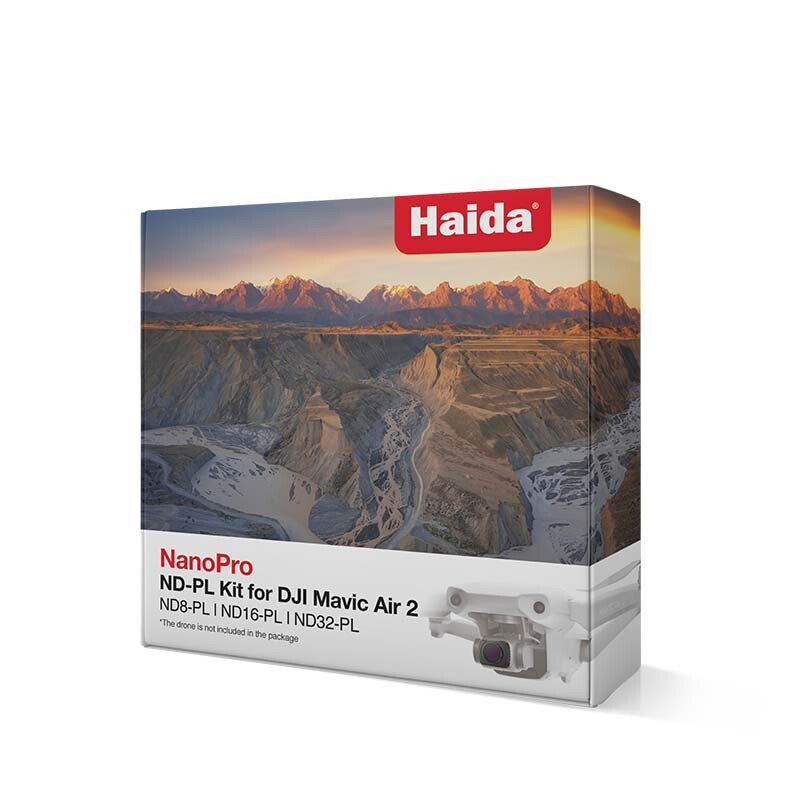 Haida ND-PL Filter Kit for DJI Mavic Air 2 Drone, ND - PL 3 Filter Pack ...