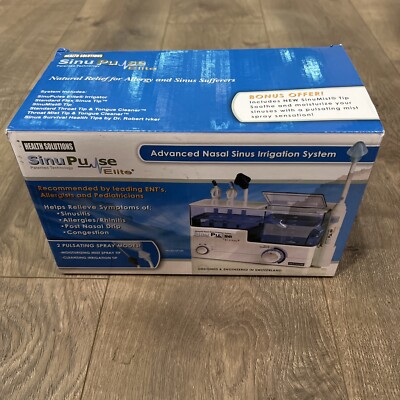 HEALTH 1 EA SinuPulse Elite SP100 Advanced Nasal Irrigation System OPEN ...
