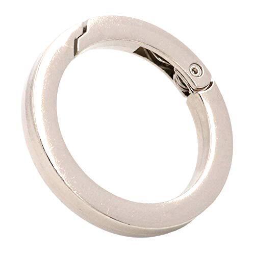 1'' Flat Spring Push Gate O-Ring Clasp Push Snap Hooks for Handbags ...