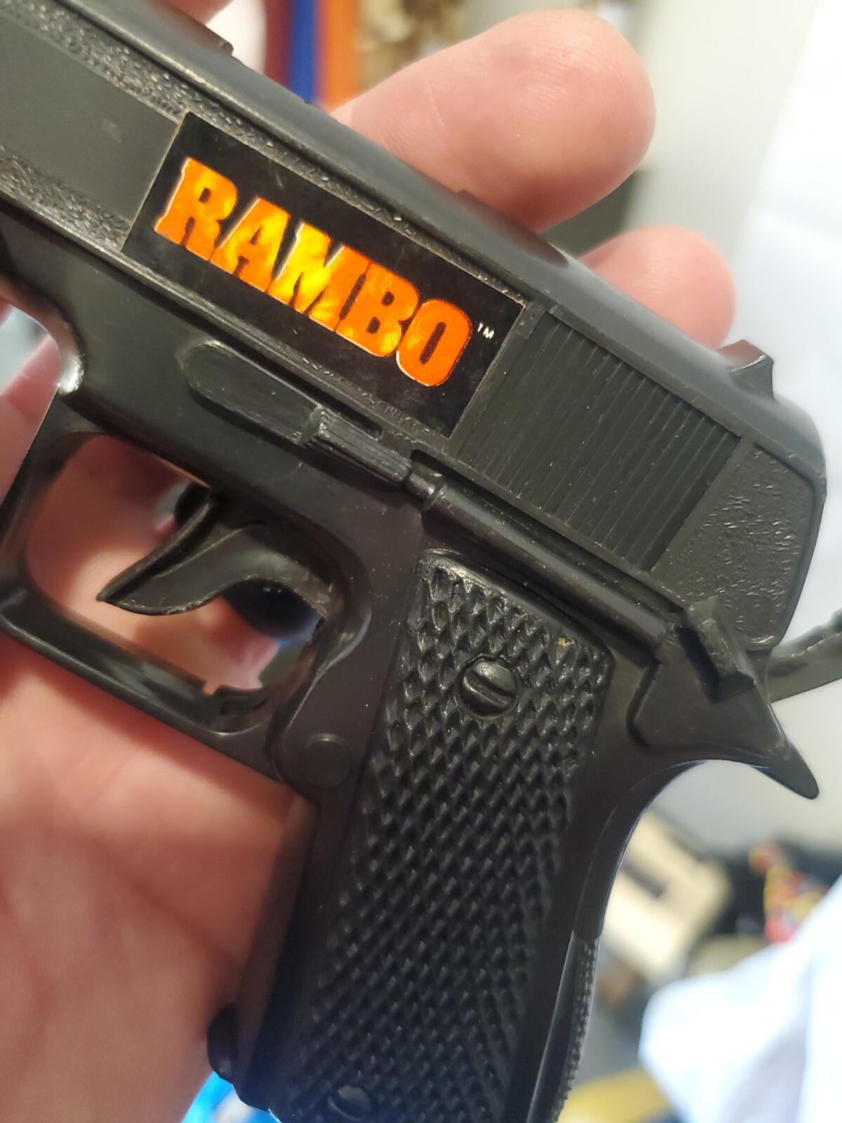 Vintage 80's RAMBO Pistol And Dart Toy Gun Original RAMBO FIRST BLOOD ...