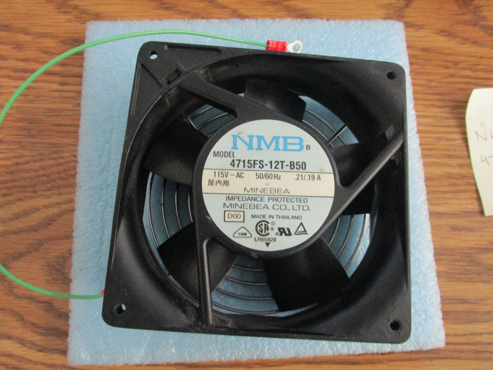 NMB Model: 4715FS-12T-B50 Fan. 115V AC, .21/.19A. Tested Good | eBay