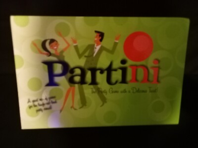 Partini The Party Game With A Delicious Twist By Parker Brothers | eBay