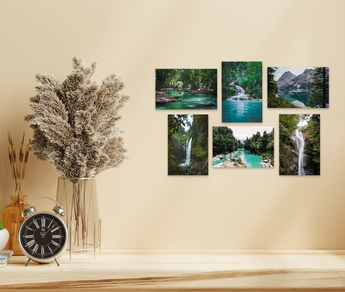 [Pack of 10] Clip Frames- 6 Sizes to Choose Wall Mountable Frameless ...