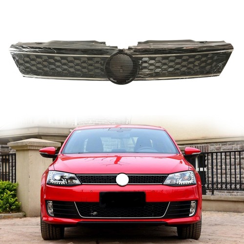 For VW Jetta 2.0L Sedan Gli Style Hex Mesh Front Grille - Black W ...