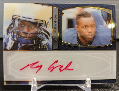 RAY GRAHAM 2013 Press Pass RC Showcase On Card Red Ink Auto PITT ...