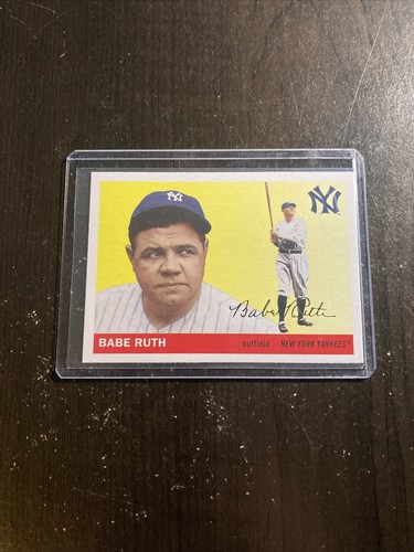 2020 Topps Archives - 1955 Topps Variation Image Variation #1 Babe Ruth ...
