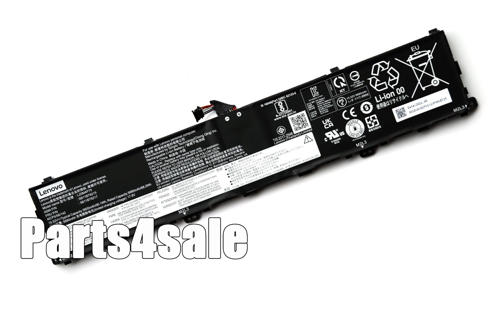 NEW Genuine L20M4P75 L20D4P75 Battery For Lenovo ThinkPad P1 G4 ...