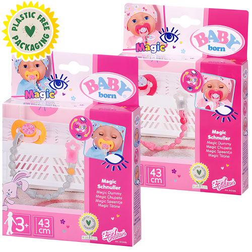 Baby born Magic dummy with chain 2 assorted 43cm | eBay