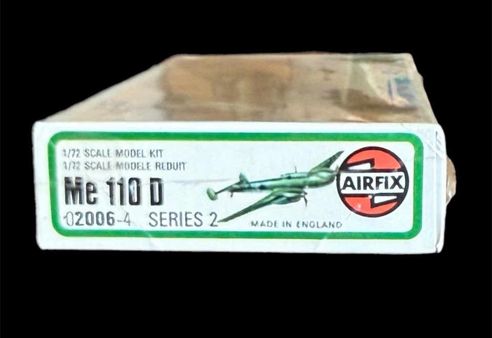 vintage AIRFIX scale 1:72 MESSERCHMITT ME 110D sealed AIRCRAFT MODEL ...