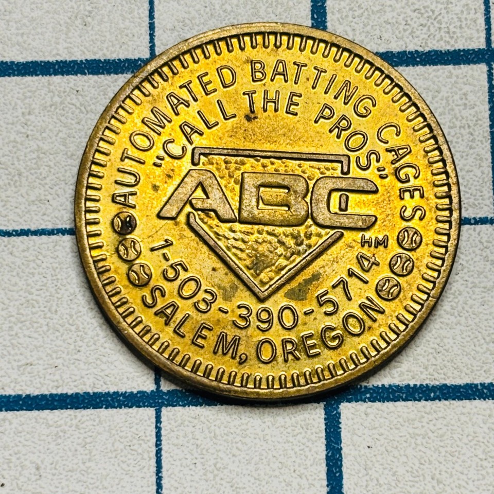 Token Chip Medallion Coin Baseball Softball Collectible Token Salem ...