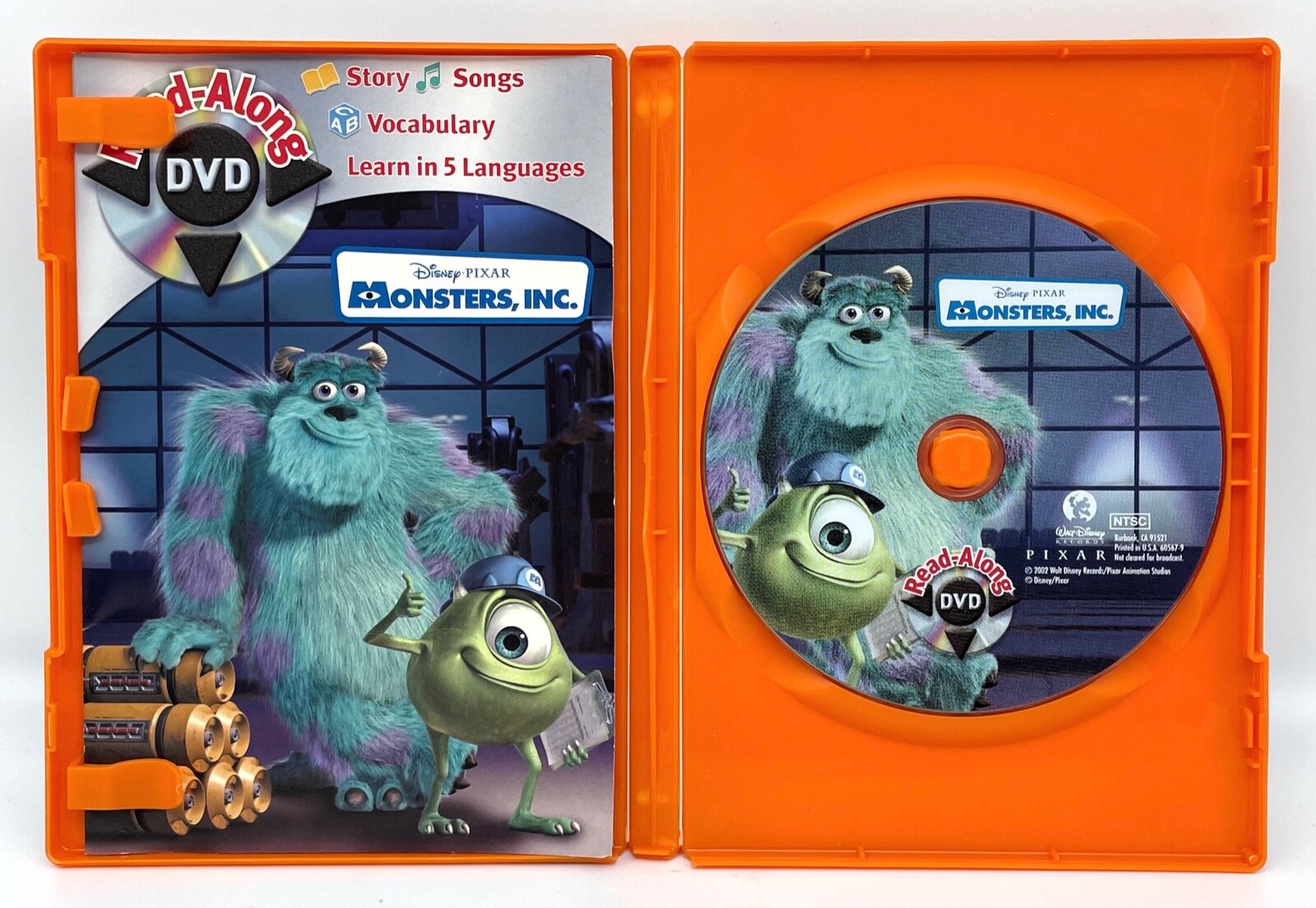Monsters Inc Dvd Read Along