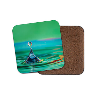 Cool Water Droplet Coaster - Macro Cool Photography Drops Splash Fun ...