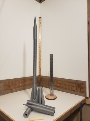 3D Printed 120mm M829A1 APFSDS-T Penetrator - Replica- Cosplay - All ...