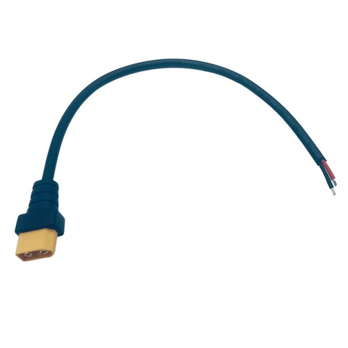 XT60 Male Power Pigtail Cable 18AWG DC 24V to Open Bare Cord for ...