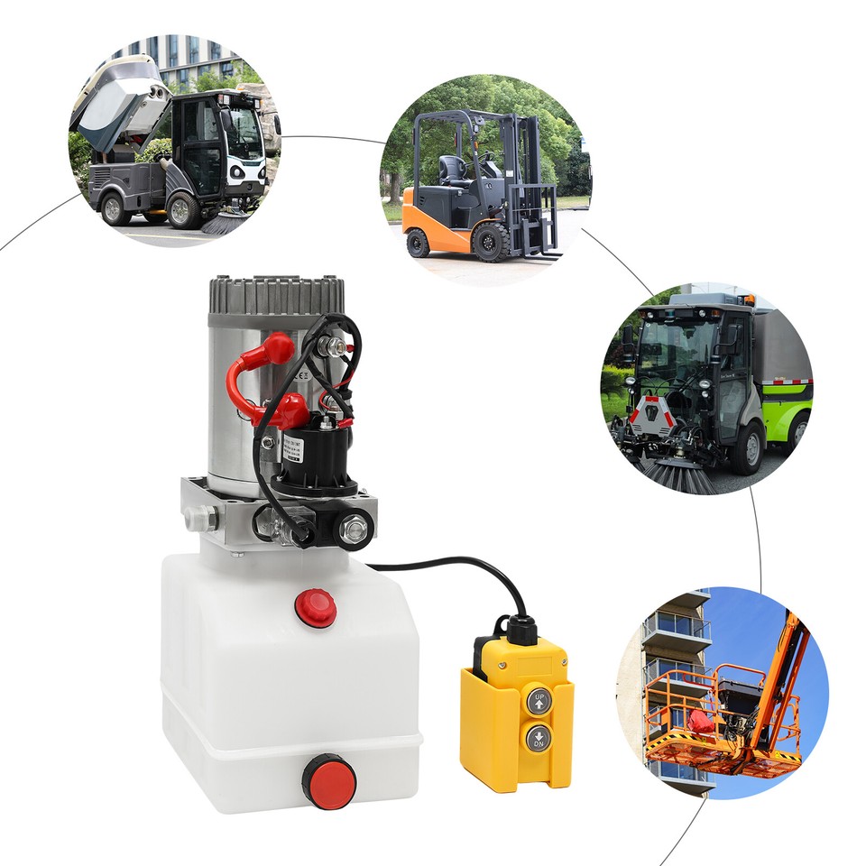 Electric Hydraulic Pump 12V, Compact Power Unit with Remote Control | eBay