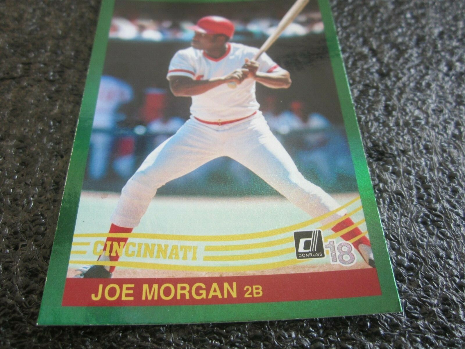 2018 PANINI DONRUSS MLB GREEN PARALLEL CARD JOE MORGAN REDS/HOF #232 | eBay