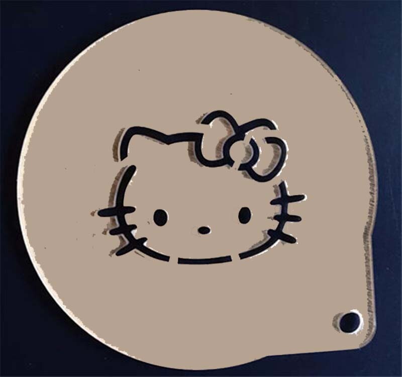 Hello Kitty Stencil For Cake