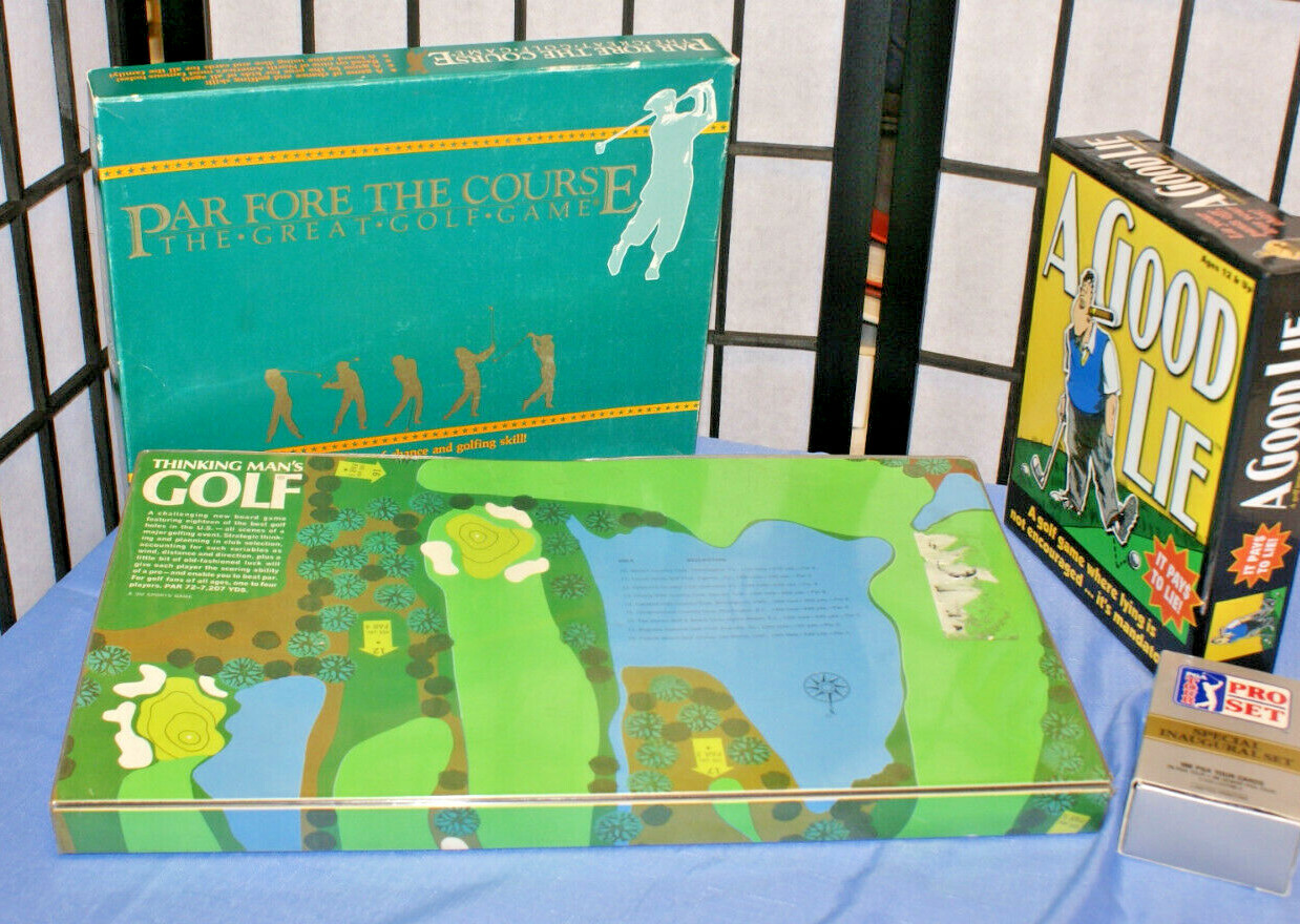 3 Classic Golf Games with 1990 Pro Set PGA Special Set | eBay