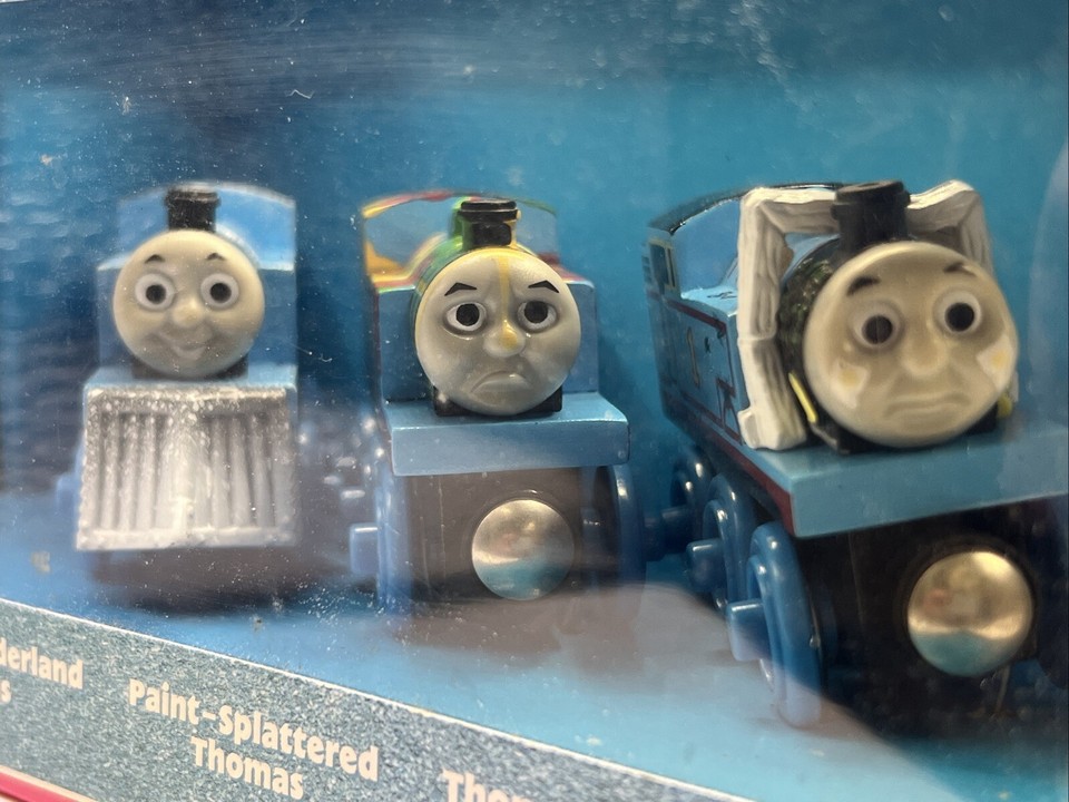 Thomas Friends Wooden Railway Train ADVENTURES OF THOMAS 3 PACK 2005 ...