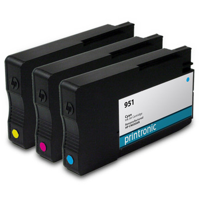 Remanufactured Ink Cartridge for HP 951 Color 3Pk - OfficeJet Pro 8100 ...