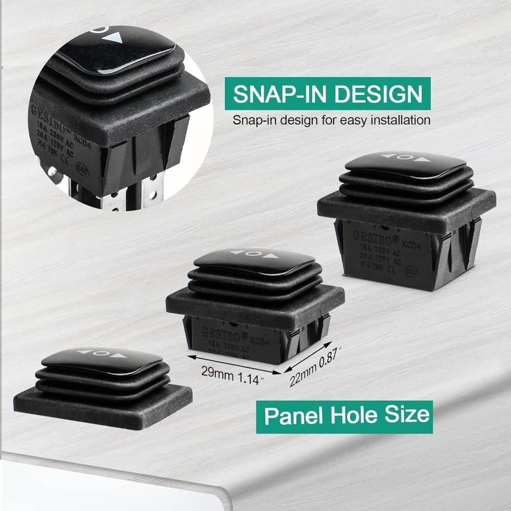 DC 12V 10A Toggle Switch Reverse Switch Hoist, Crane, Linear Actuator ...