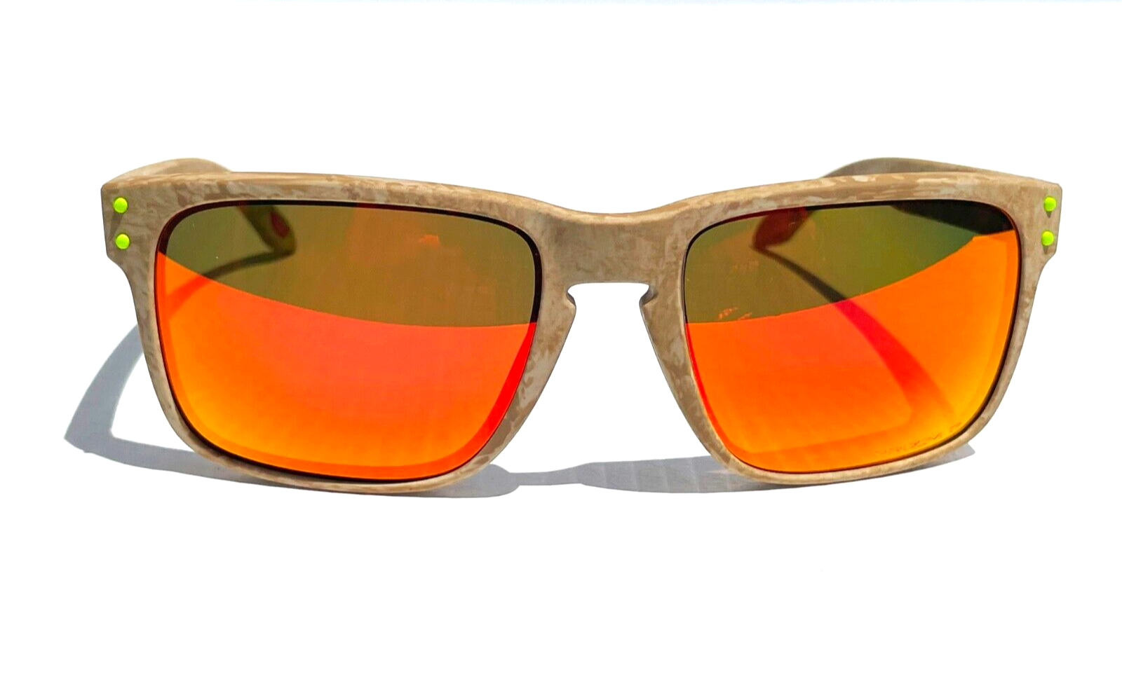 Oakley HOLBROOK Matte Stone Desert Tan POLARIZED PRIZM Ruby Sunglass ...