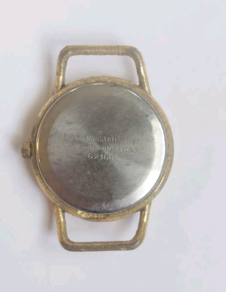 Vintage Gitano Quartz Gold Tone Made in Hong Kong Watch AS IS | eBay