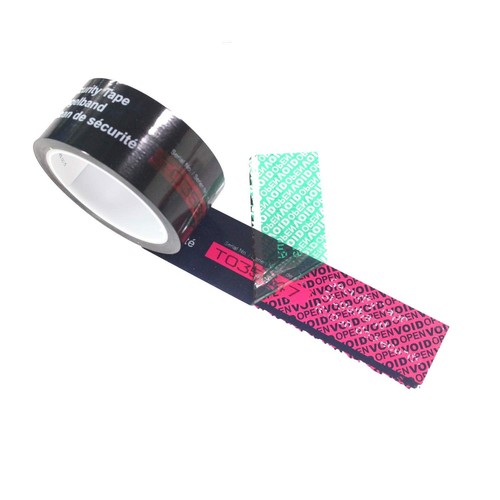 - 1 Roll Precut Serial Numbered Tri-Color Tamper Resistant Security ...