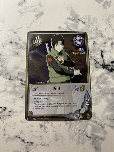 Sai Ink Bro N-1642 - Holo Foil Ultimate Ninja Storm 3 S28 Rare Naruto ...