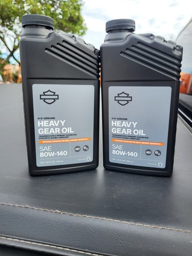 Harley-Davidson Synthetic Blend 80W-140 Gear & Transmission Oil 2 ...